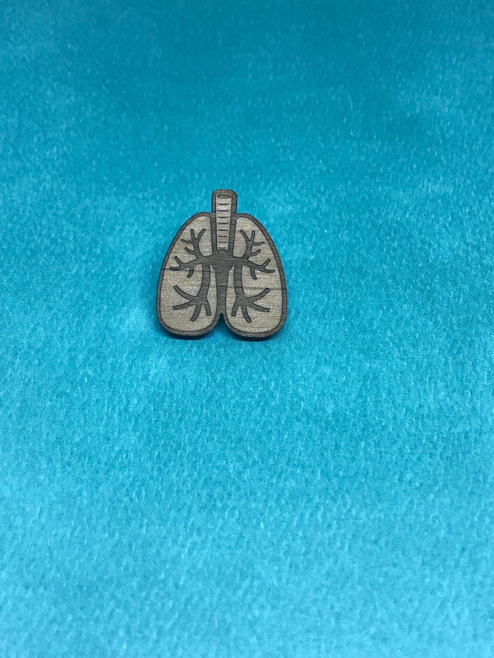 Lung Lapel Pin - Etsy