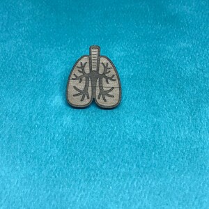 Lung Lapel Pin - Etsy