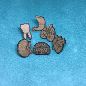 Lung Lapel Pin - Etsy