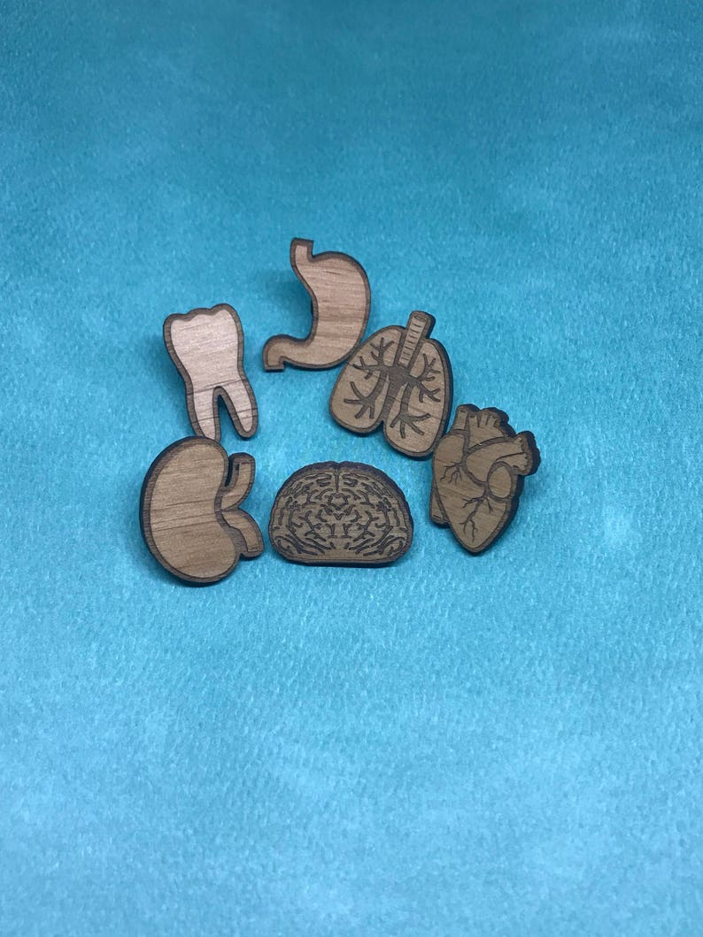 Lung Lapel Pin - Etsy
