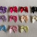 Satin Bows With Pearls, 1 Inch, 10 Pcs. Mini Satin Bows With Plastic ...
