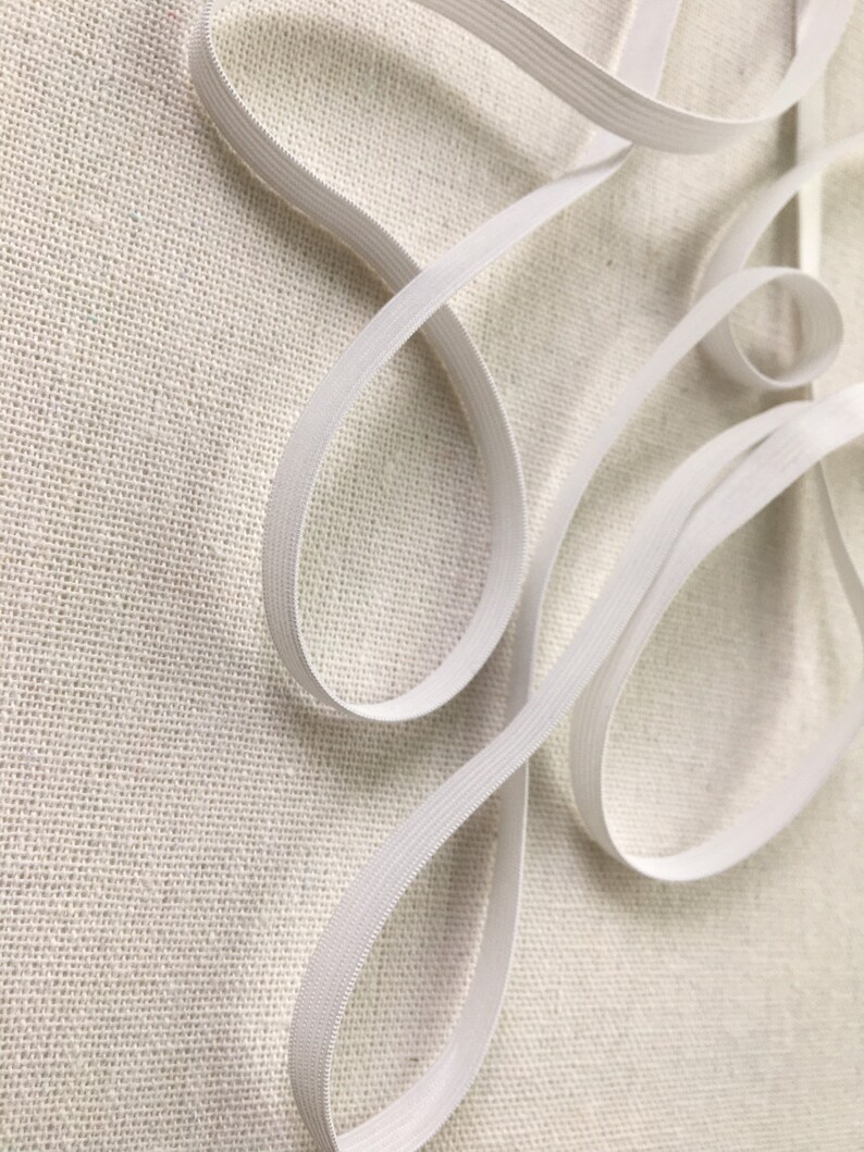 1/4 Inch Flat Elastic 100 Yds Light Strength Skinny Elastic - Etsy
