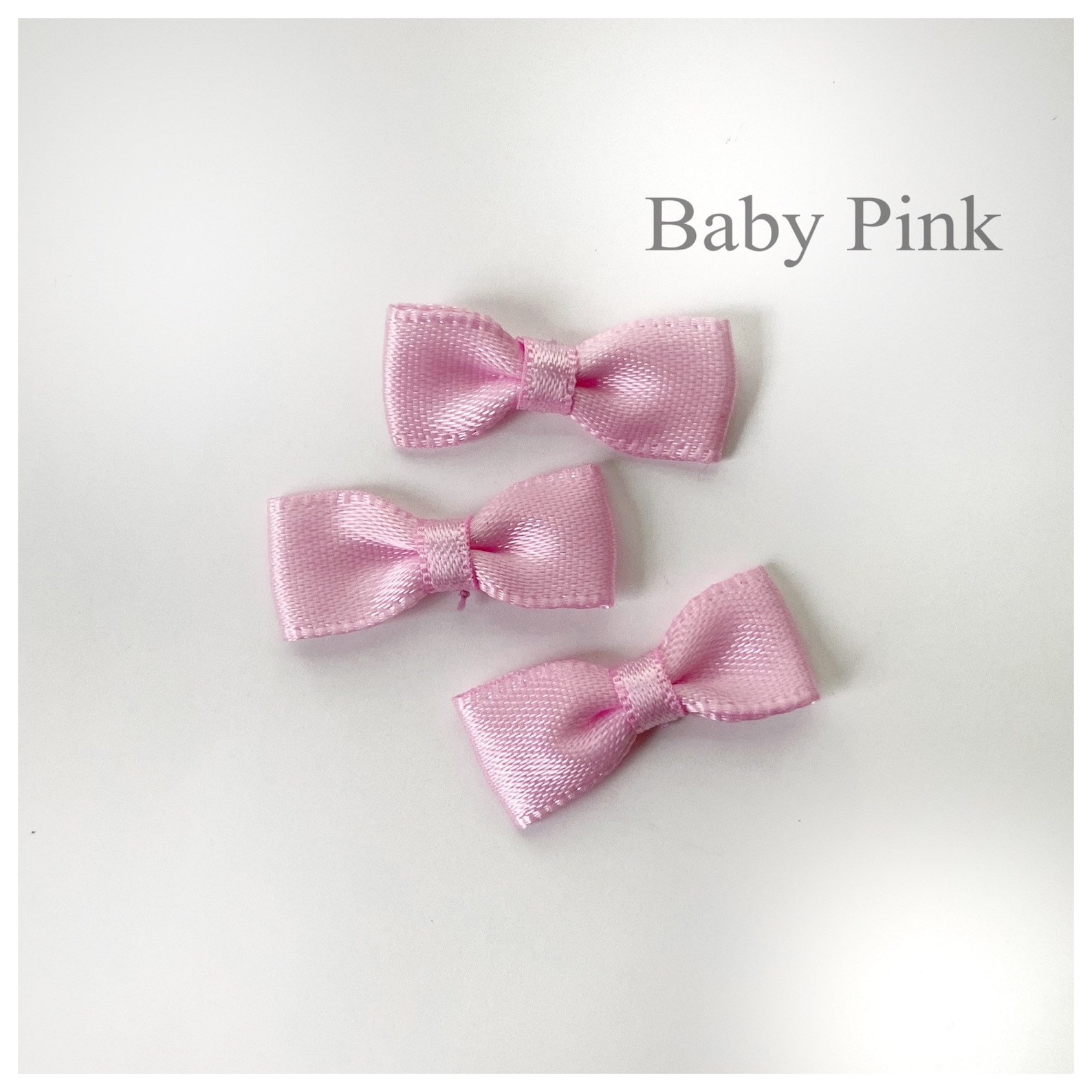 Small Satin Bow Ties - Mini Bow Ties - Width 7/8" (22mm) Height 3/8 ...