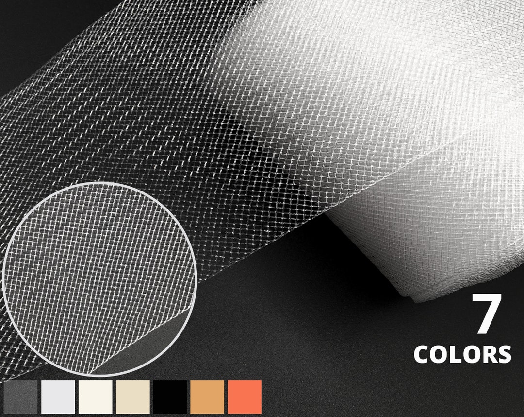 Horsehair Braid, Stiff Style, 4" or 100mm, Crinoline Mesh Netting. 100% ...