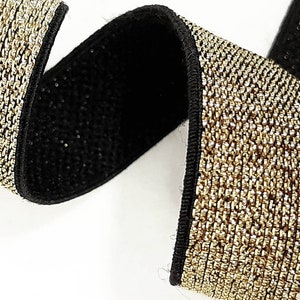 Lurex Metallic Elastic 3/4 20mm-jacquard Elastic Band With Heavy Lurex ...