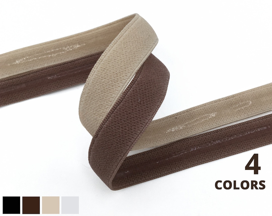 Silicone Grip Elastic 1/2" 12mm - Elastic With Strip of Silicone in ...