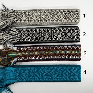 Woven Ribbon Trim 2 1/3 Inch Width (6cm), Sturdy Multicolor Ethnic Trim ...