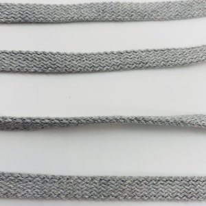 1/2" Cotton Flat Braid Tape 5/10 Yds | Heavy Weight Flat Cord Tube Tape ...