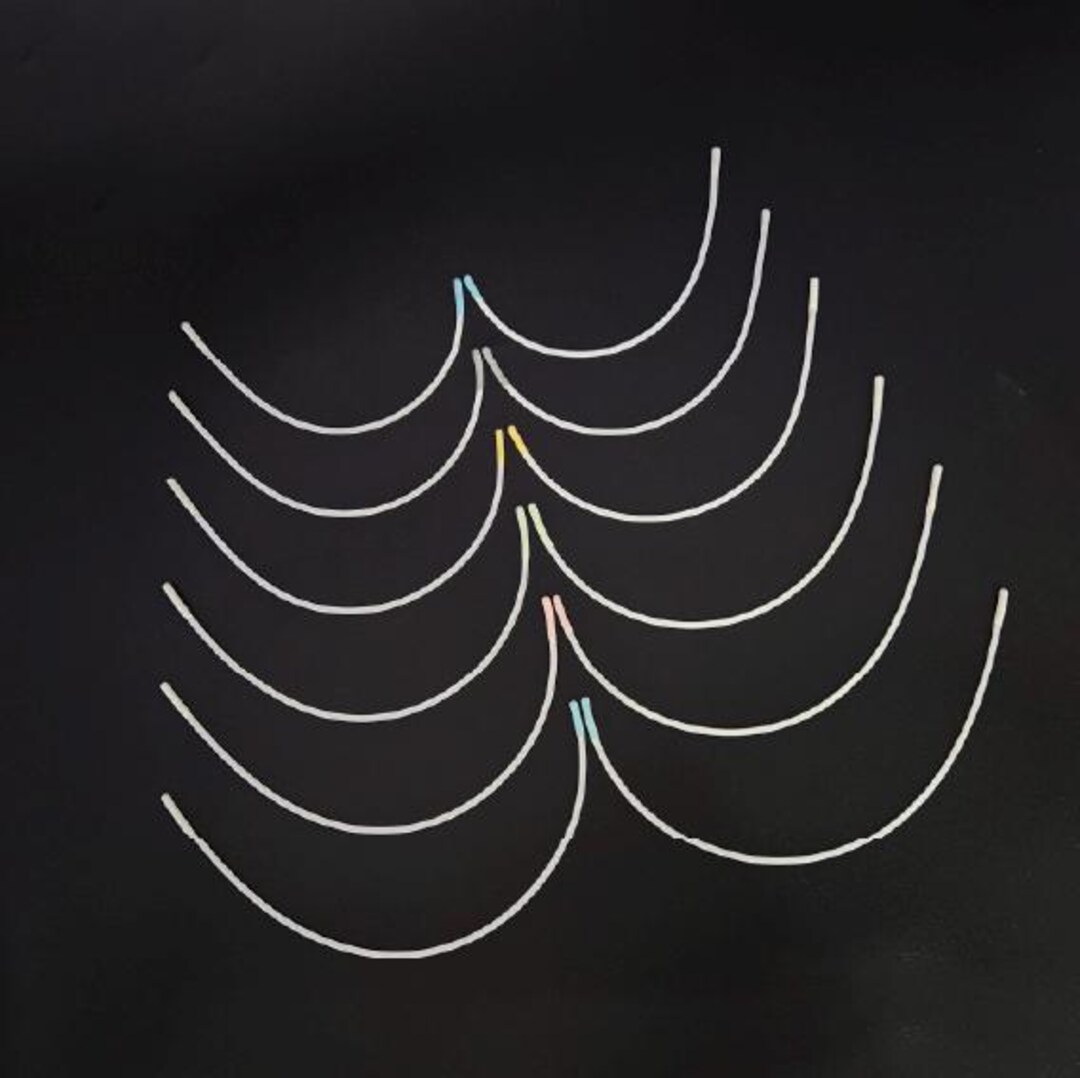 Bra Cup Underwires, Plunge Shape, Sizes 30-38. Steel With Nylon Coating ...