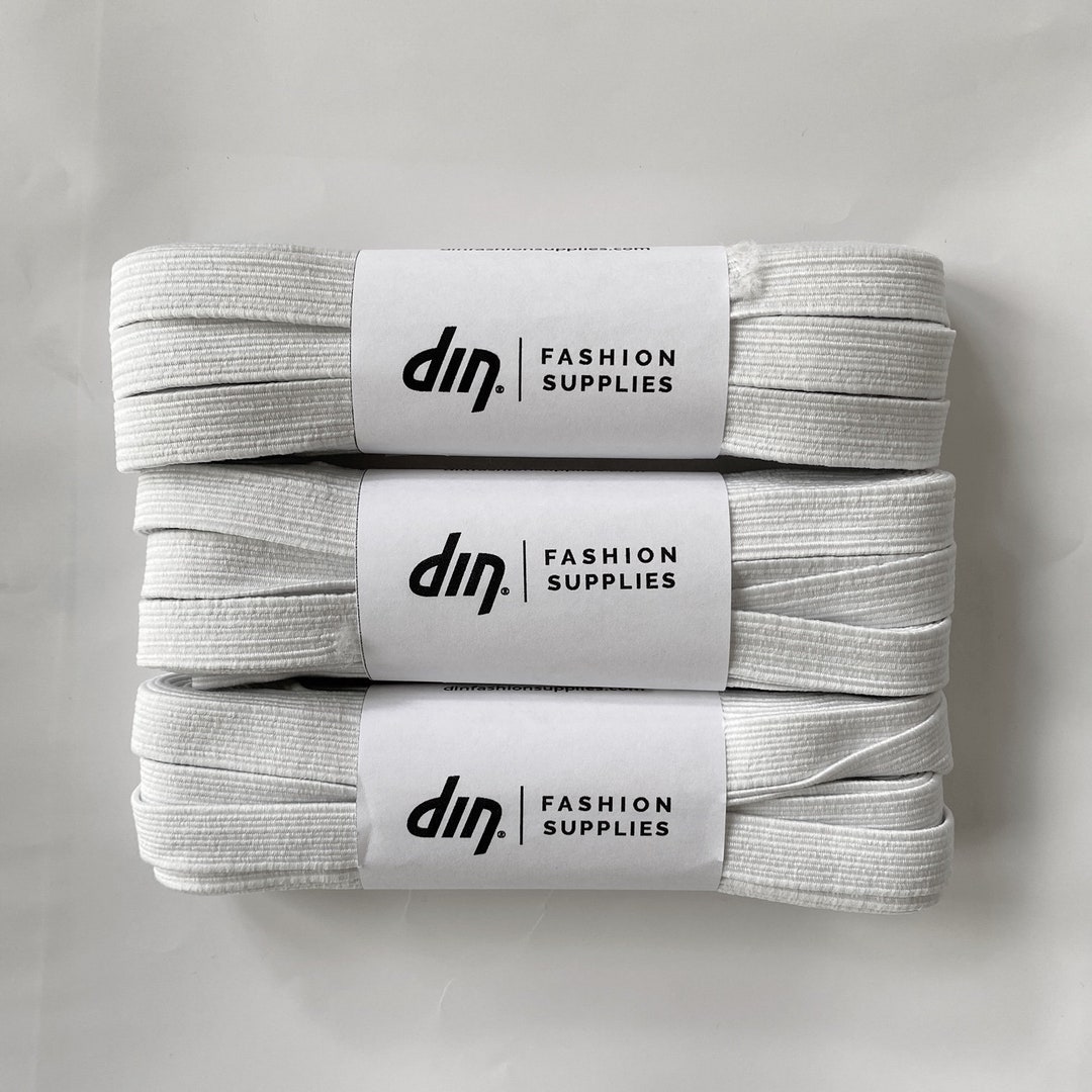 Soft Braided Elastic 1/2" (14.0mm) 10Y - Braided Elastic - Medium ...