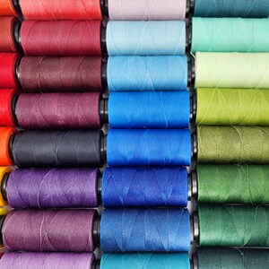 Waxed Polyester Cord 1.0mm, SETTANYL Waxed Polyester Thread for Beading ...