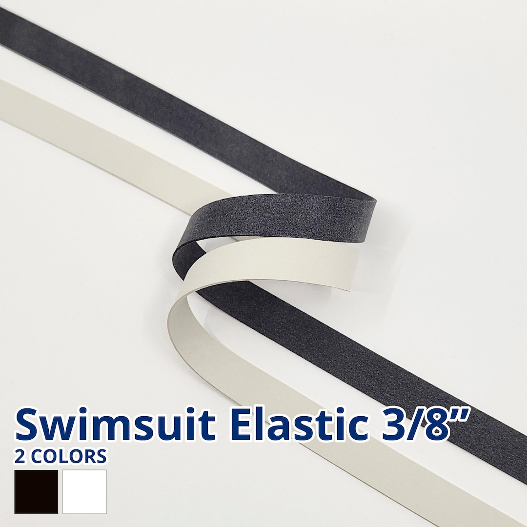 Swimsuit Elastic 3/8" 5, 10 and 50 Yards - Rubber Band Elastic - Swim ...