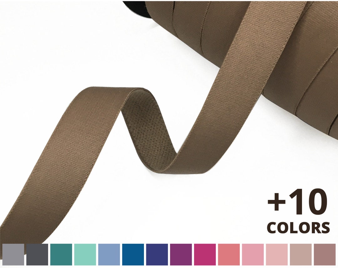 Matte Strap Elastic 3/4" (17.5mm) ROLLS Premium Quality Matte Finish ...