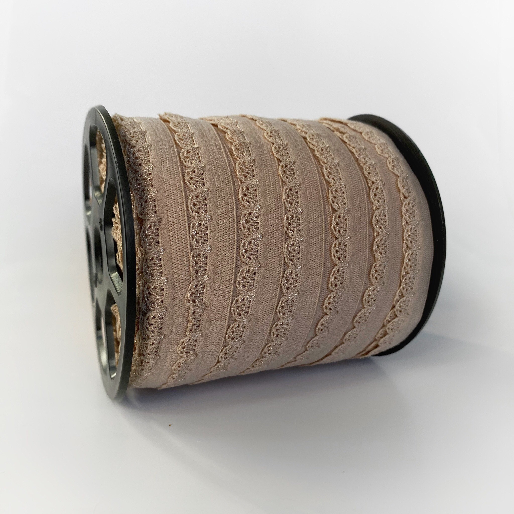 1/2 Inch Decorative Elastic Trim with Lace Edging Scallop | Etsy