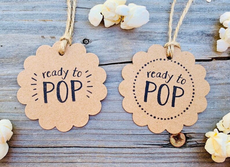 Set of 10 Ready to POP Gift Tags-bags-handmade-hand - Etsy