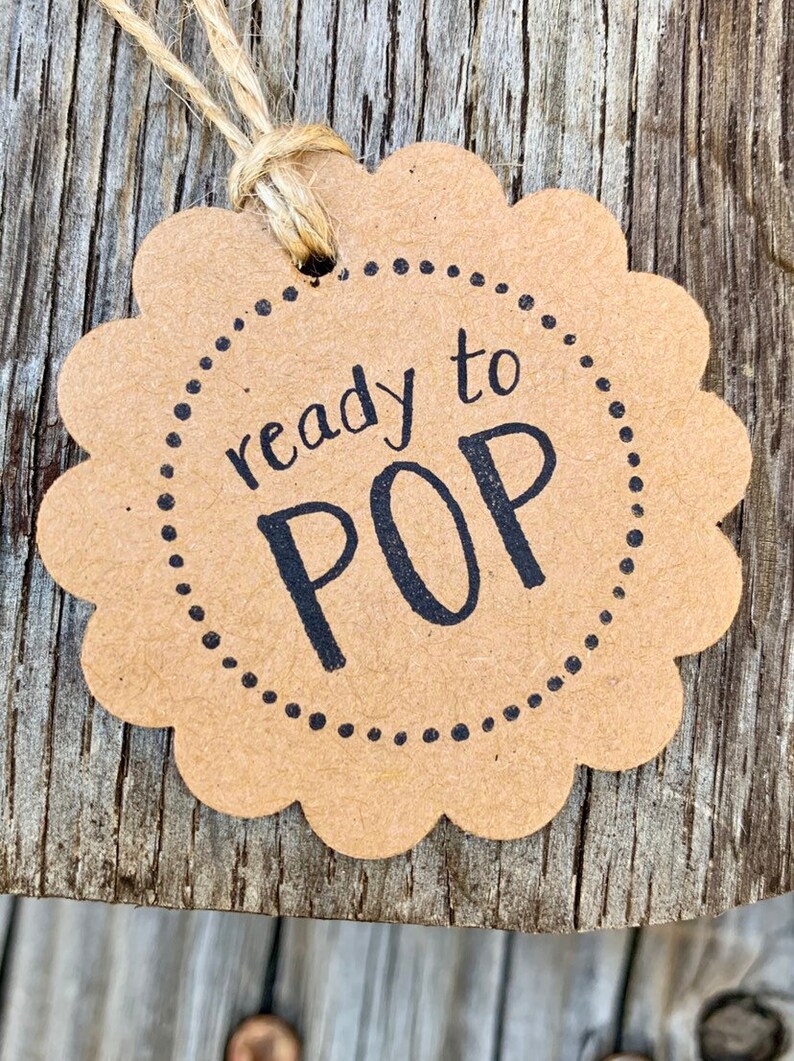 Set of 10 Ready to POP Gift Tags-bags-handmade-hand - Etsy