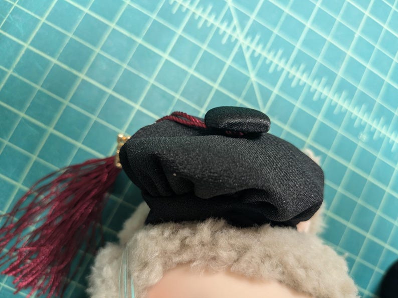 Handmade Labubu Graduation Cap, Custom Doll Outfit - Etsy