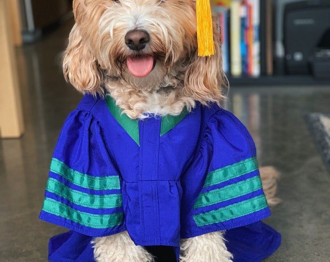 Dog Graduation Cap & Gown Therapy Dog Graduation Cap Graduation Gown - Etsy