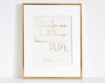 Psalm 71 14 | Etsy
