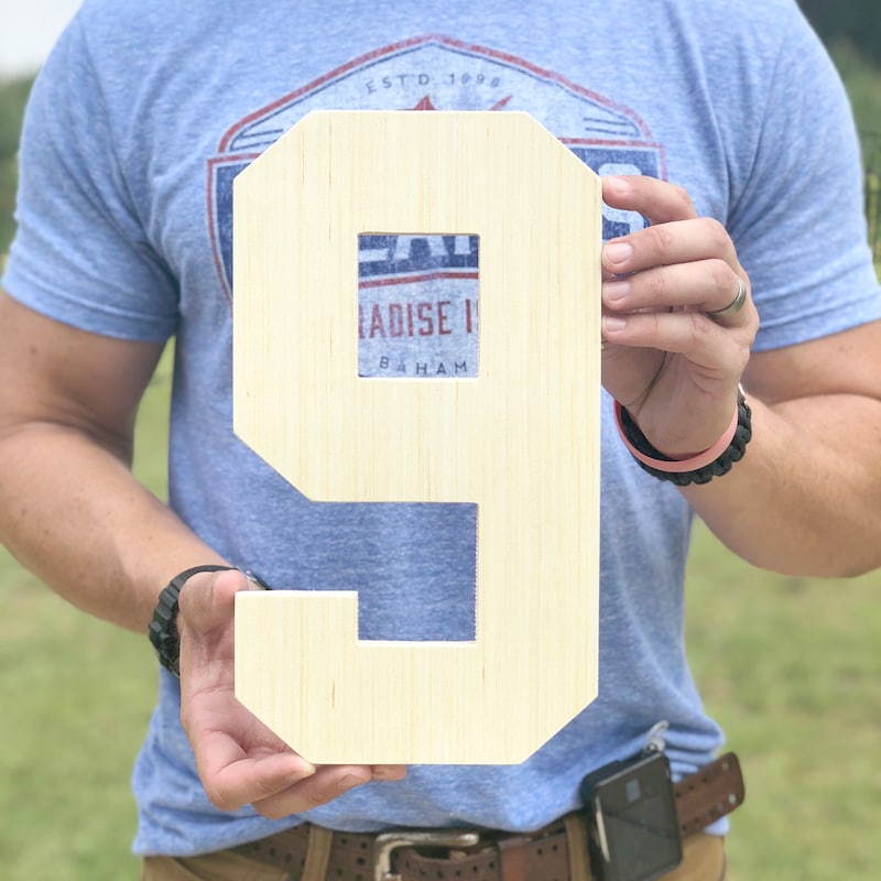 Large Wood Numbers - Etsy