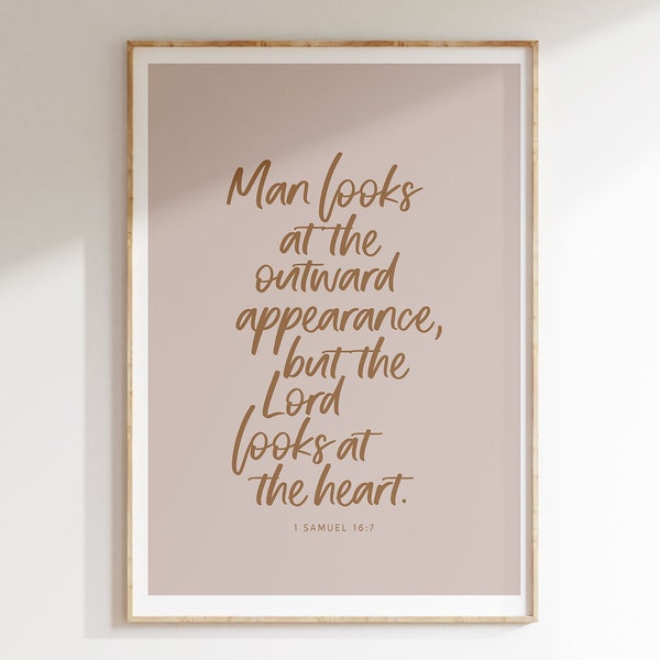 1 Samuel 16 7 - Etsy