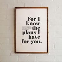 For I Know the Plans - Etsy