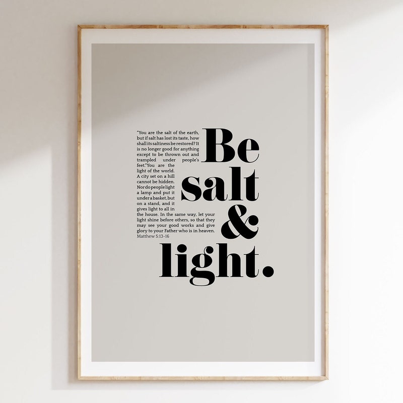 Salt and Light - Etsy