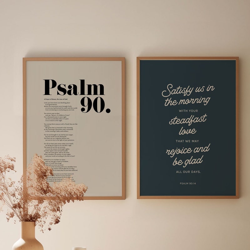 Psalm 90 14 - Etsy