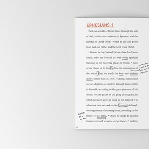 Ephesians Printable Booklet, 10-week Reading Plan (digital Download) - Etsy