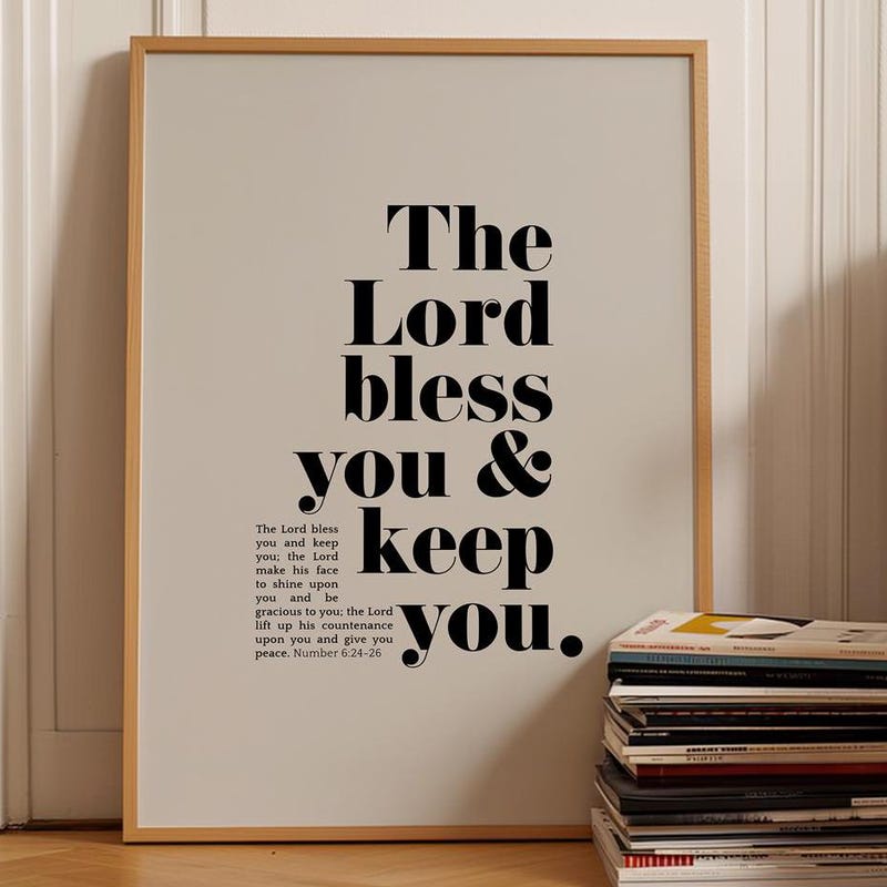 The Lord Bless You - Etsy