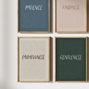 Set of 9 Fruits of the Spirit Instant Download Bible Verse Artwork ...