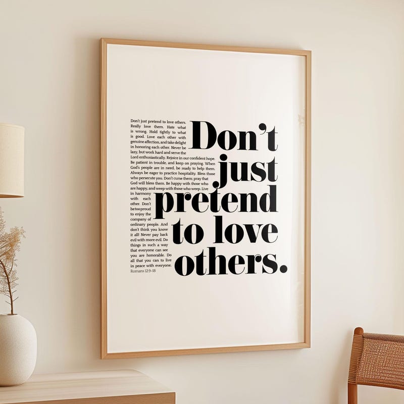 Romans 12;9 - Etsy