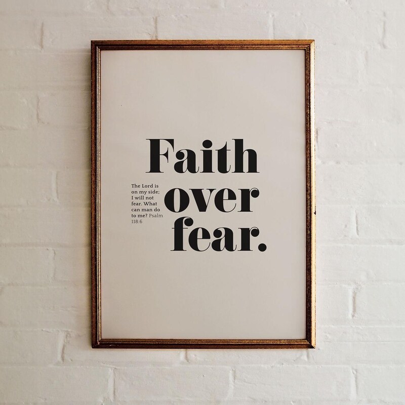 Faith Poster - Etsy