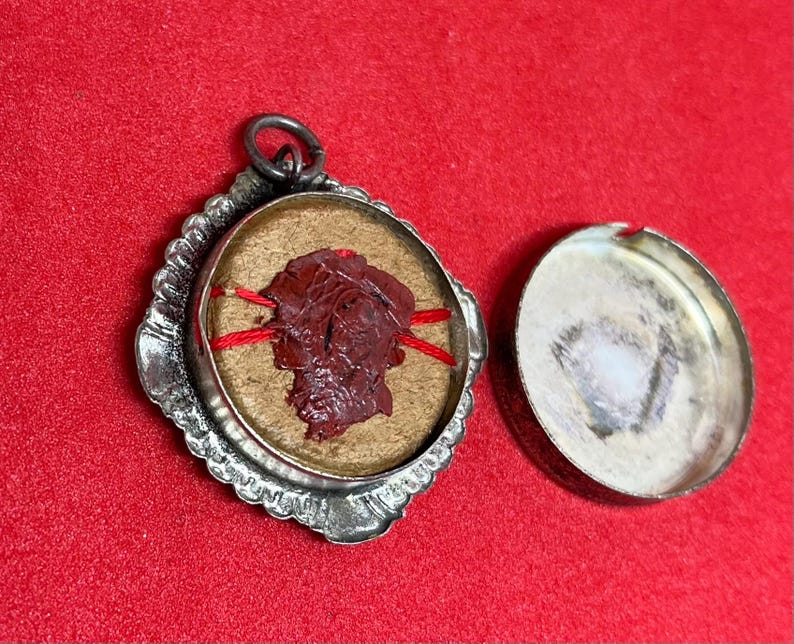 Reliquary Relic of Saint Sebastian- Seal and Threads Intact- No ...