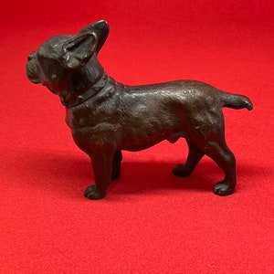 Antique Bronze French Bulldog Figurine Frenchie Statue - Etsy