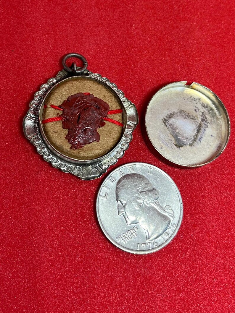 Reliquary Relic of Saint Sebastian- Seal and Threads Intact- No ...