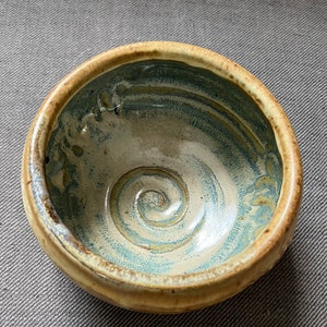 Fabulous Folk Art Fish Bowl Hand Thrown Stoneware 12 Ounce Bowl - Etsy