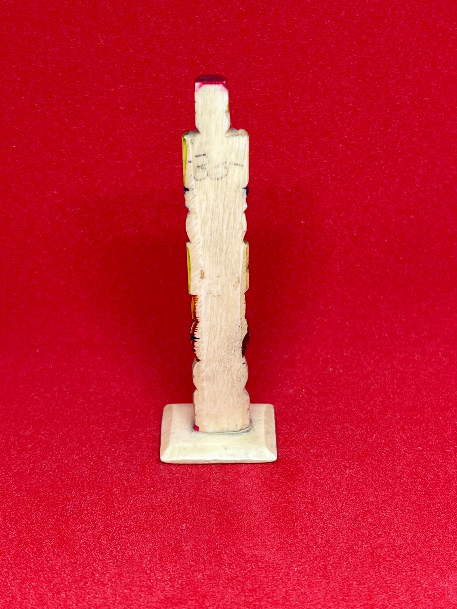 Miniature Inuit Totem Pole Carved Bone - Etsy