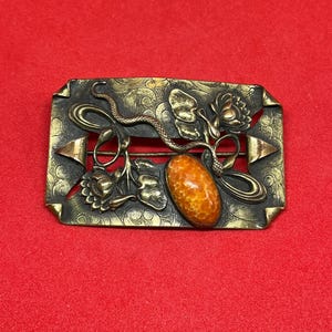 Antique Art Nouveau Victorian Sash Pin Czechoslovakian Brooch - Etsy