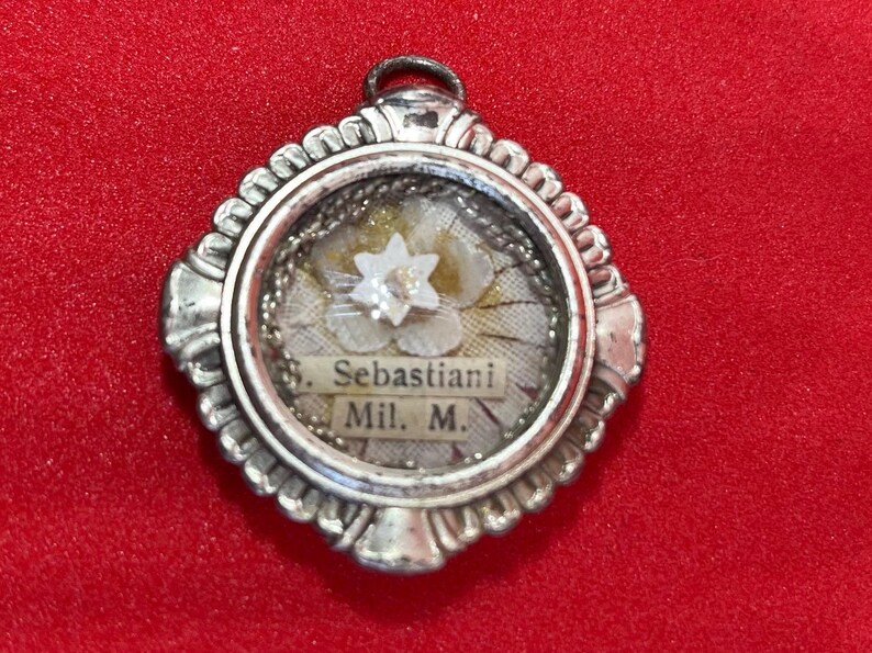 Reliquary Relic of Saint Sebastian- Seal and Threads Intact- No ...