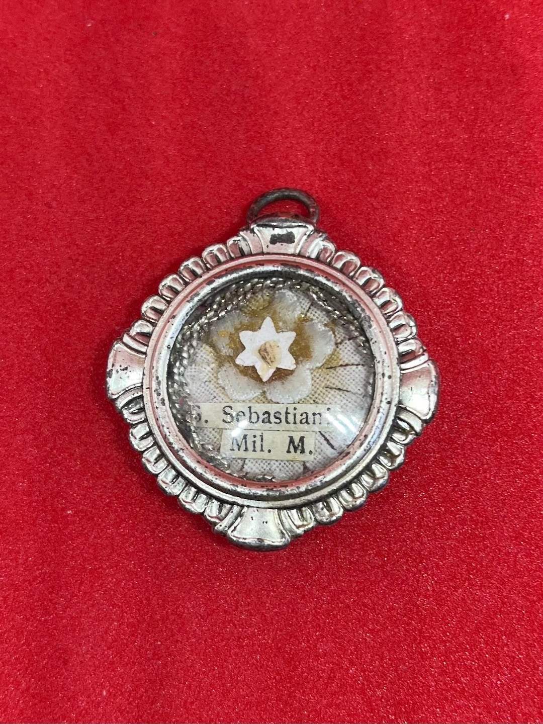 Reliquary Relic of Saint Sebastian- Seal and Threads Intact- No ...