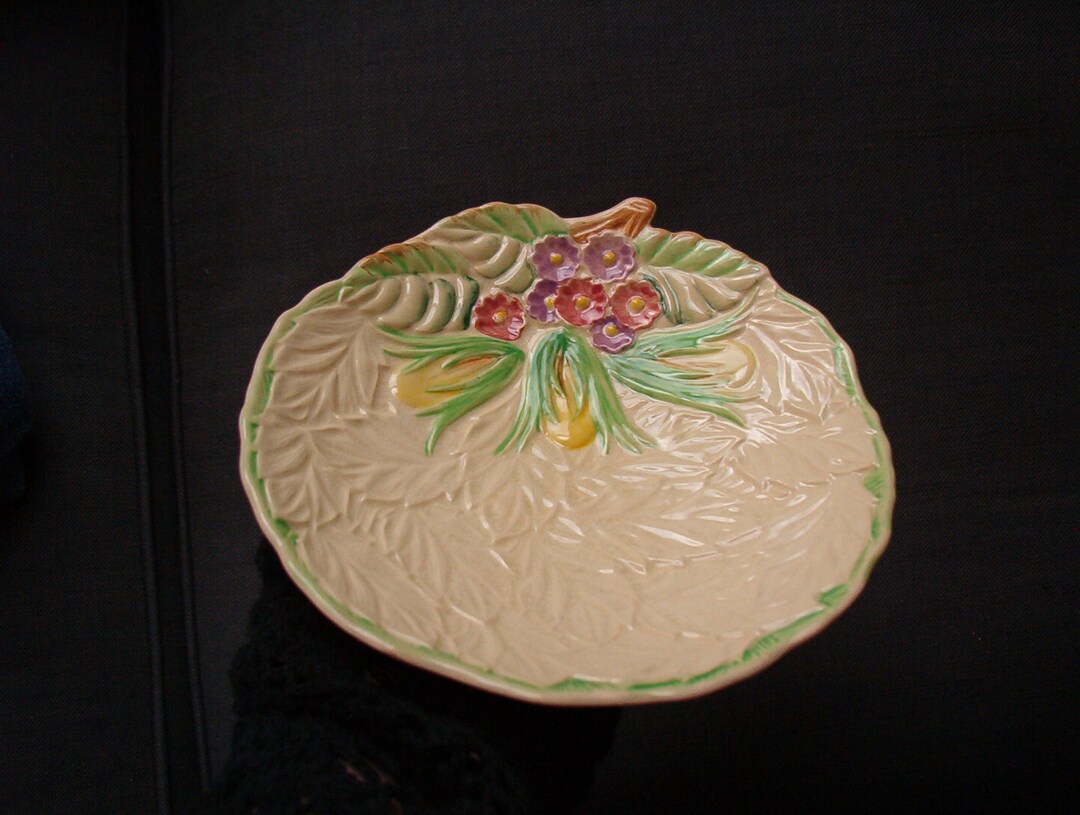Vintage Wade Heath Bramble Pattern Shallow Bowl Floral Bramble Design ...
