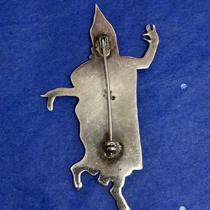 Vtg Siam Sterling Enamel Temple Dancer Brooch - Etsy