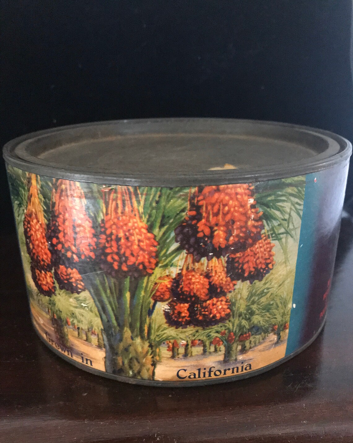 Vtg 20s Desert Dainties Indio California Dates 3LB Tin Paper | Etsy