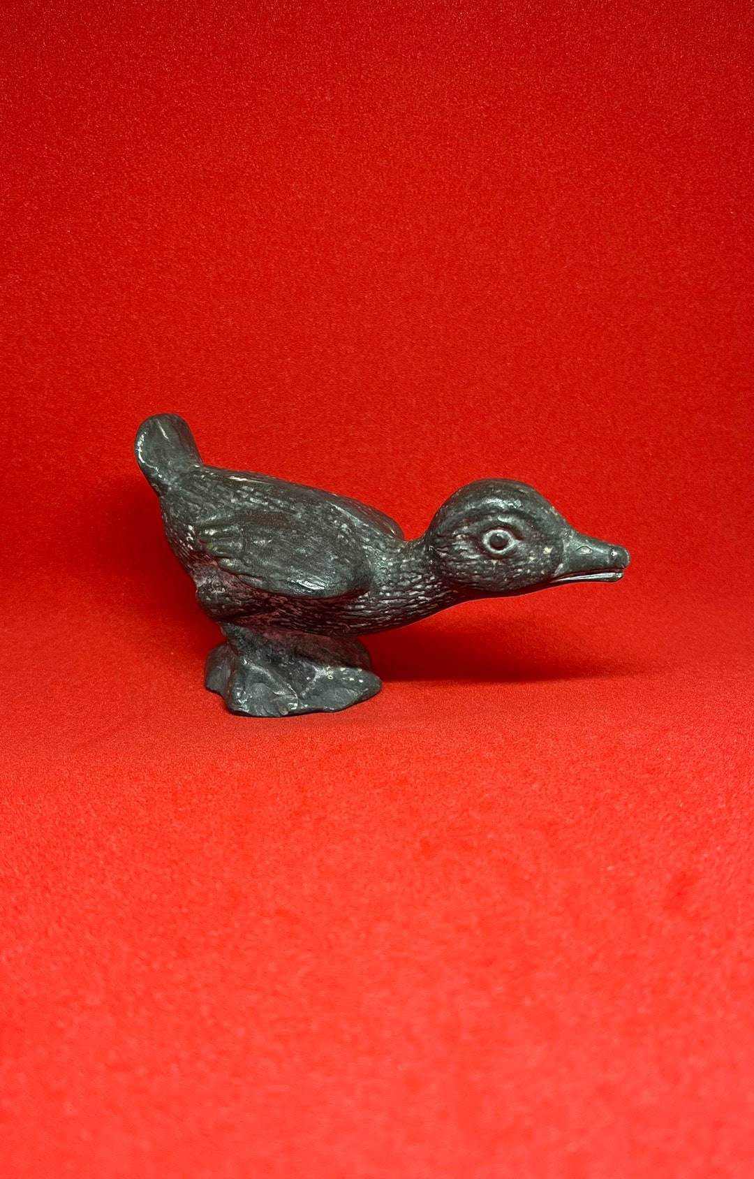 Vtg Lead Metal Duckling Figurine Solid Lead Duck Figure - Etsy