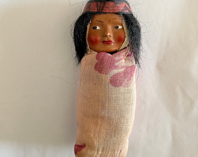 Vtg Skookum Native American Indian Baby Doll - Etsy