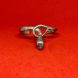 Intertwined Snake Serpent Cuff Bracelet - Etsy