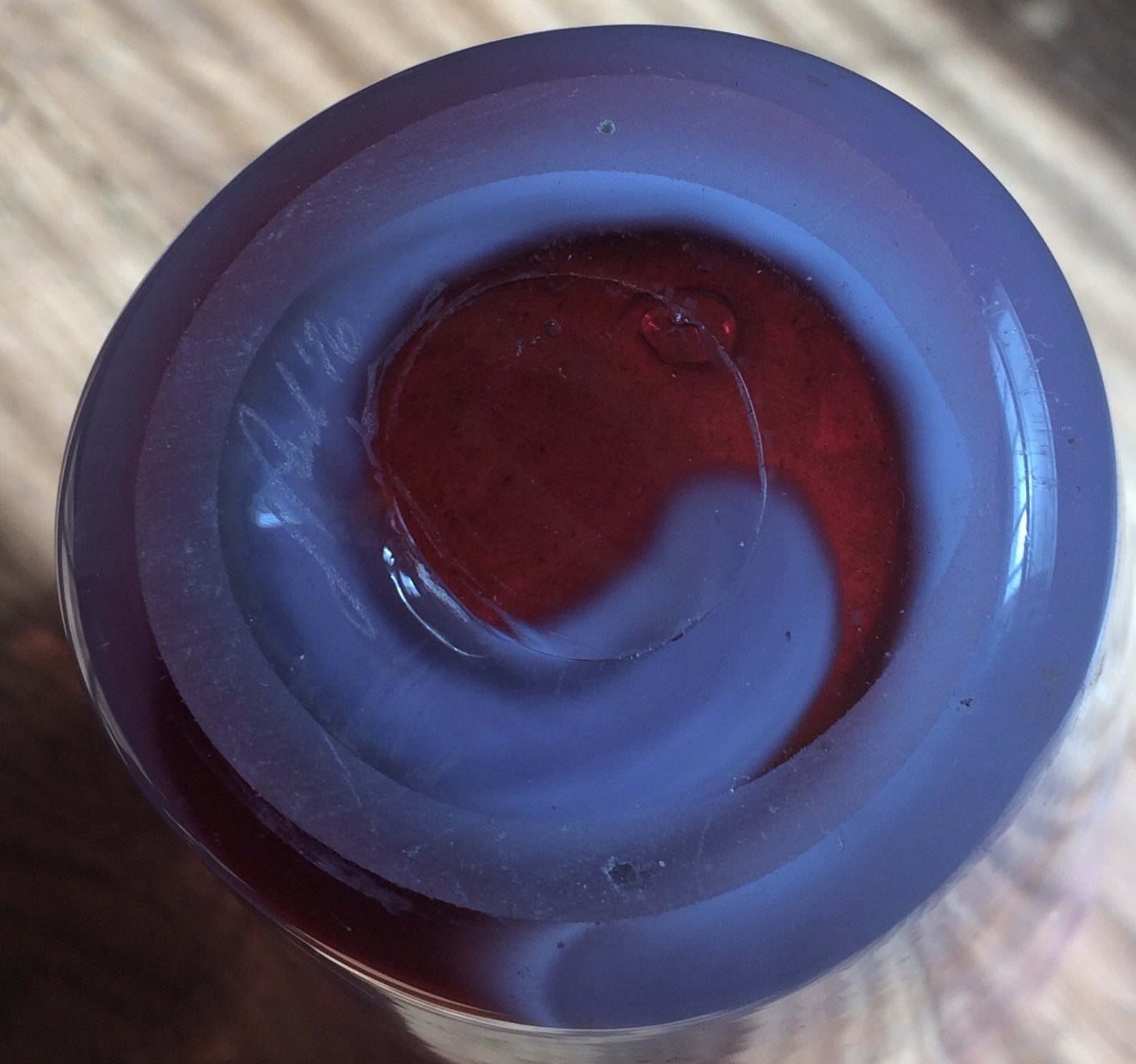 J.paul 1976 Signed Art Glass Vtg Blown Glass Vase J. Paul - Etsy