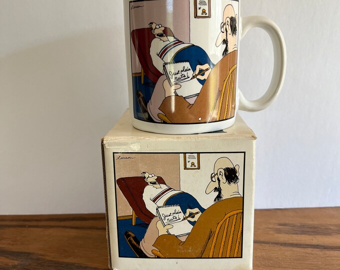 1990 Gary Larson Far Side MUG “just Plain Nuts!” - Etsy