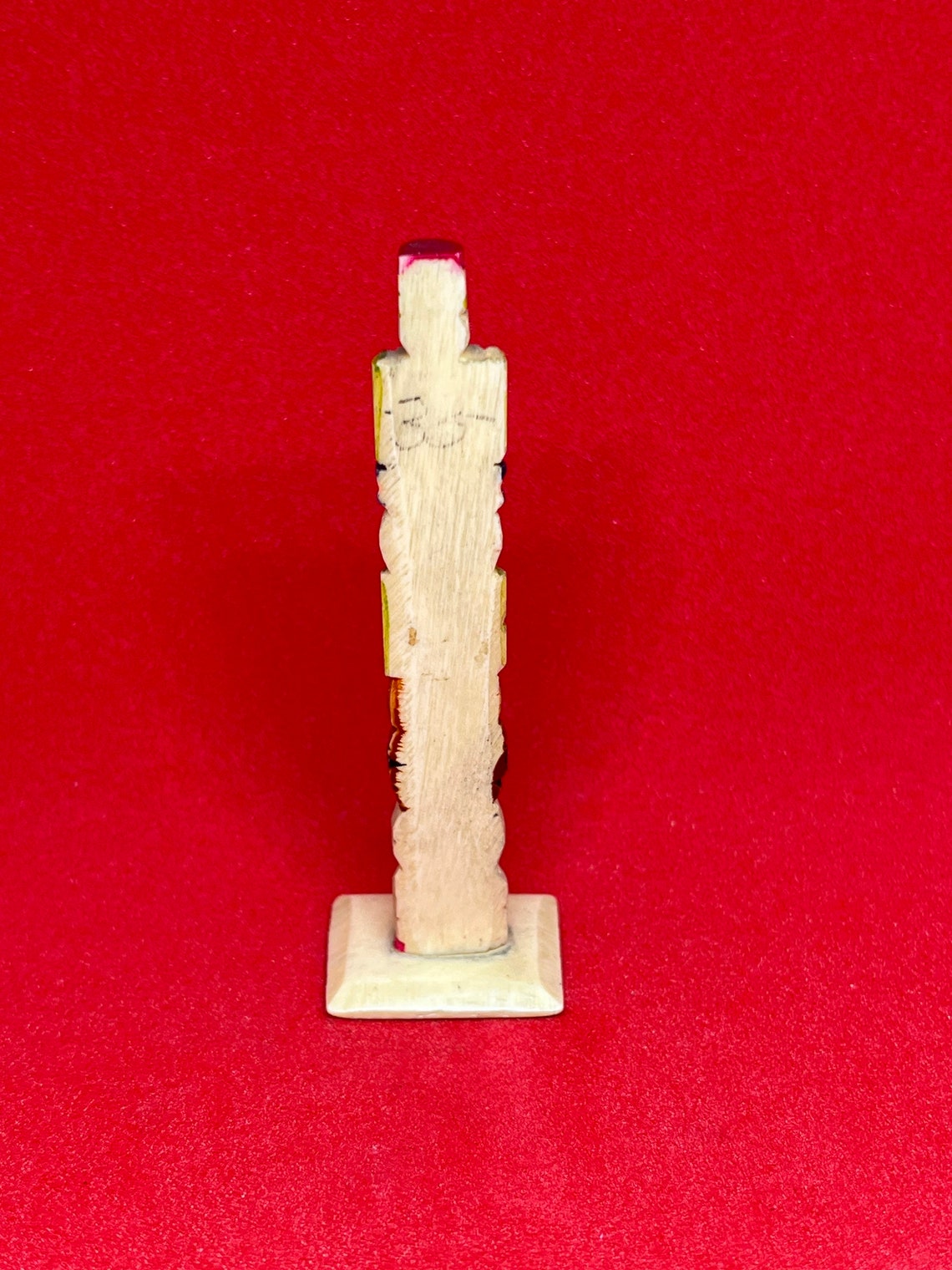 Miniature Inuit Totem Pole Carved Bone - Etsy